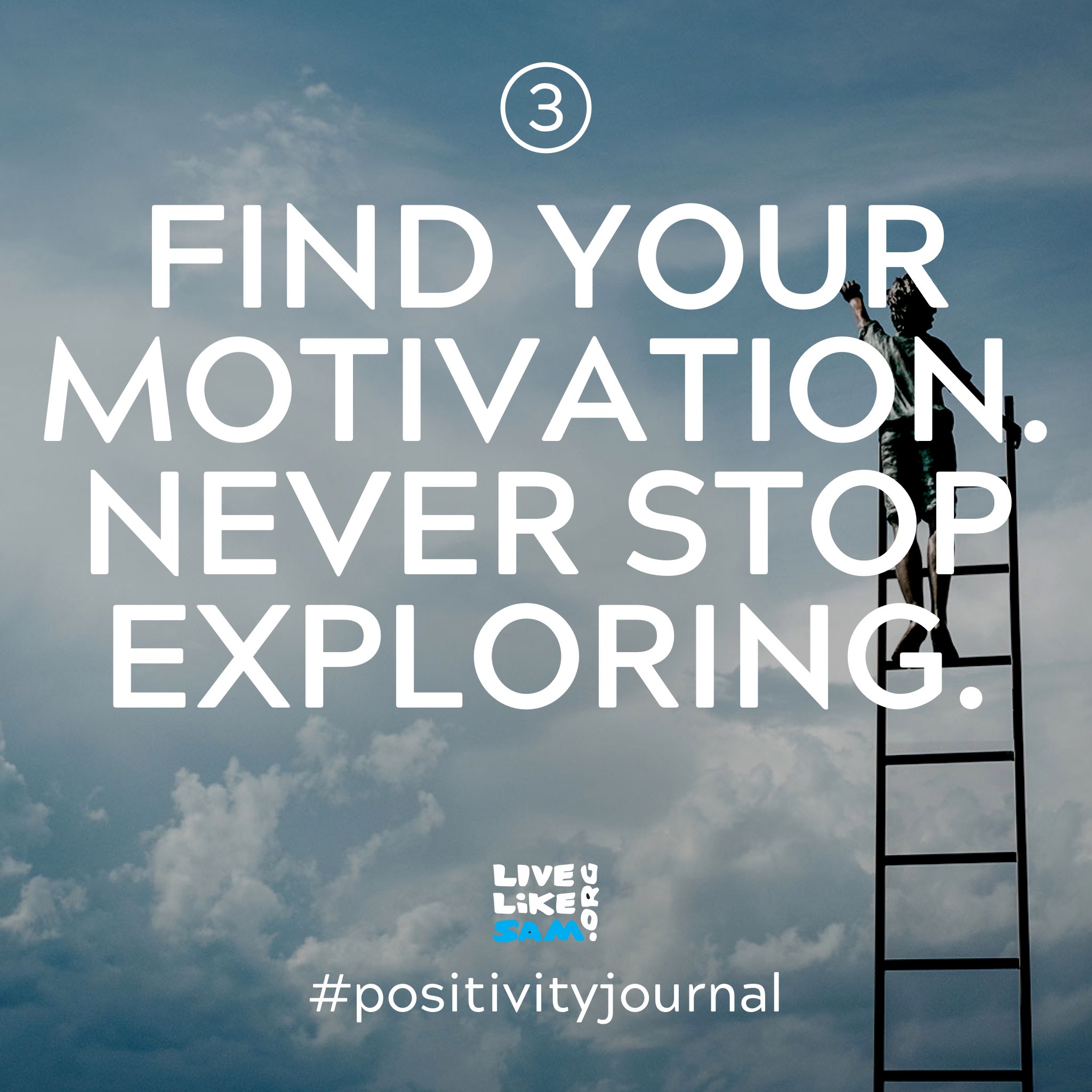 Find Your Motivation, Positivity Journal | Live Like Sam