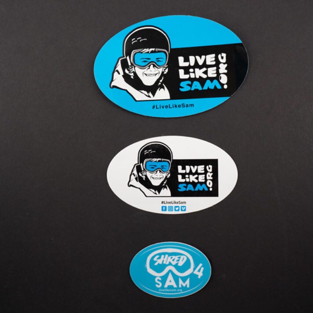 Stickers (Set of 5) | Live Like Sam